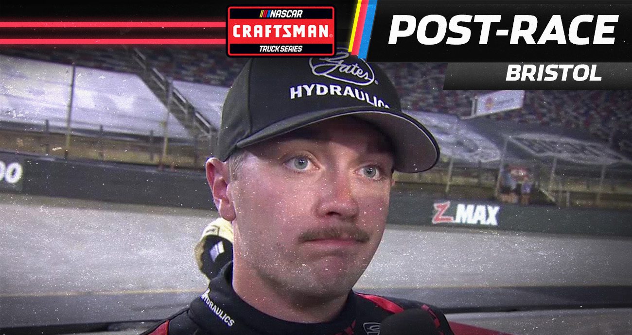 Eckes details 'ironic' ending to dominant Bristol race - NASCAR
