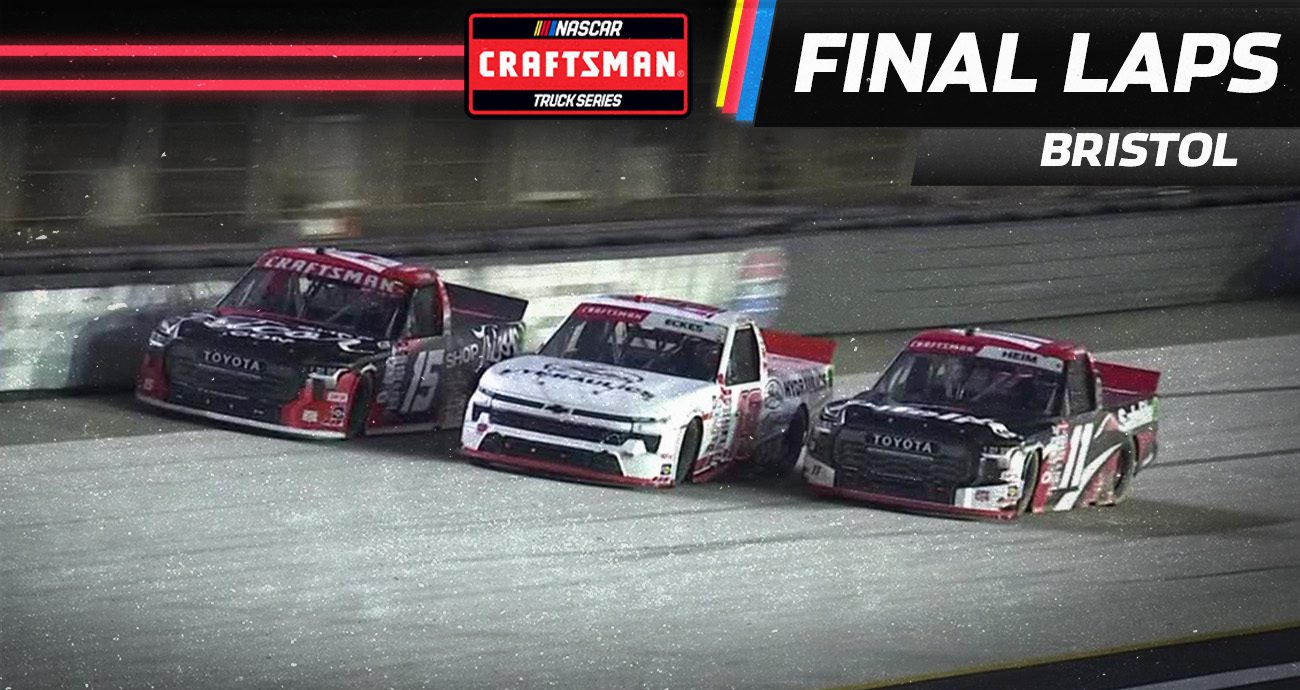 Heim makes a late-race pass to win at Bristol - NASCAR