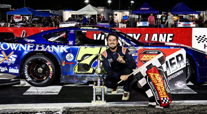 Connor Hall captures first career NASCAR Advance Auto Parts Weekly ...