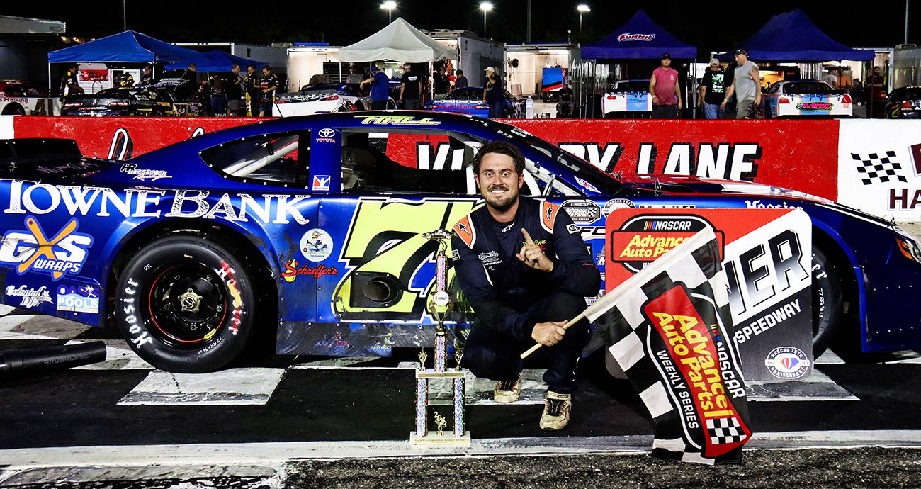 Connor Hall captures first career NASCAR Advance Auto Parts Weekly ...