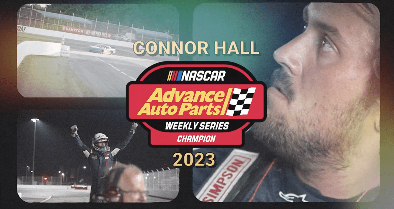Connor Hall wins 2023 Advance Auto Parts Weekly Series Division I ...