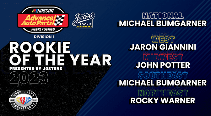 Michael Bumgarner wins NASCAR Advance Auto Parts Weekly Series Rookie ...