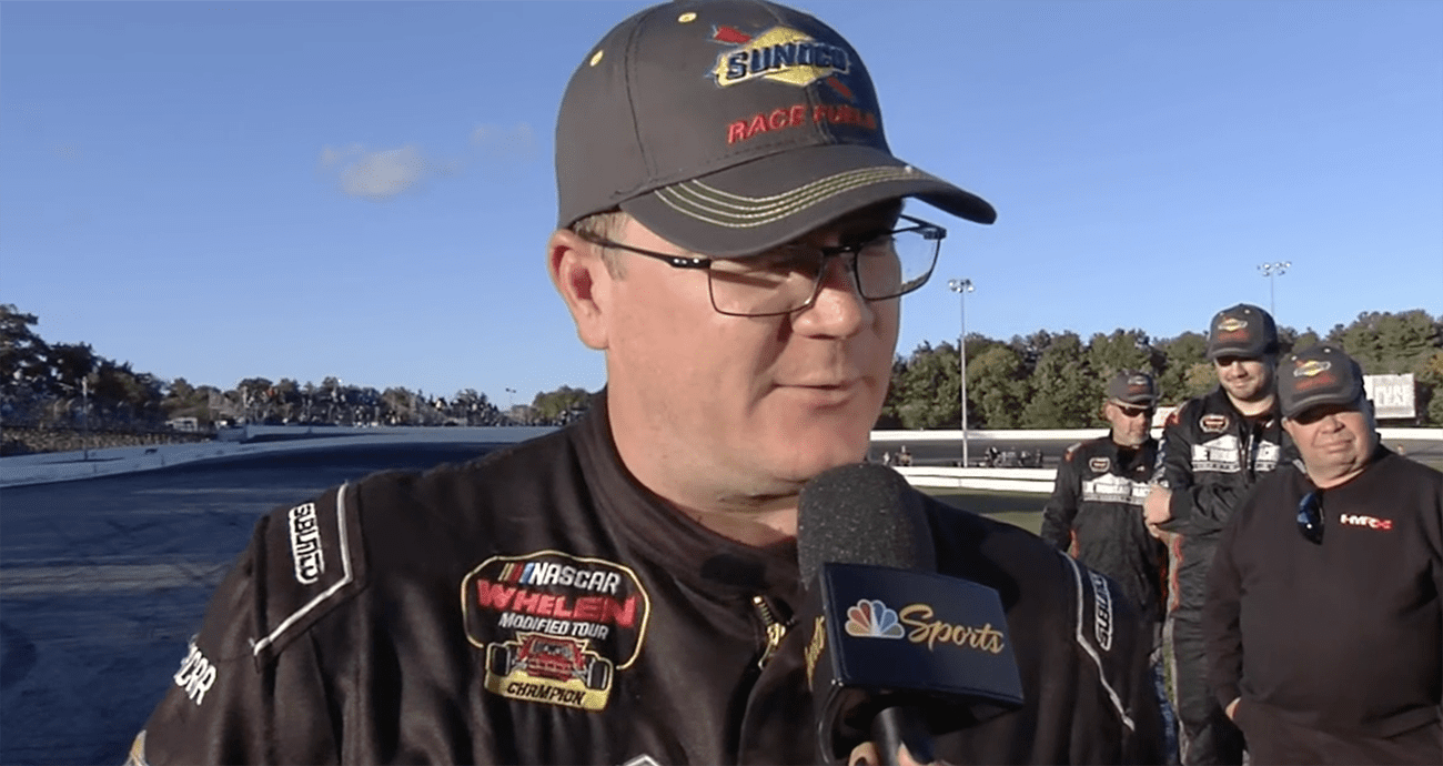 Ron Silk's Victory Lane interview from Thompson Speedway Motorsports ...