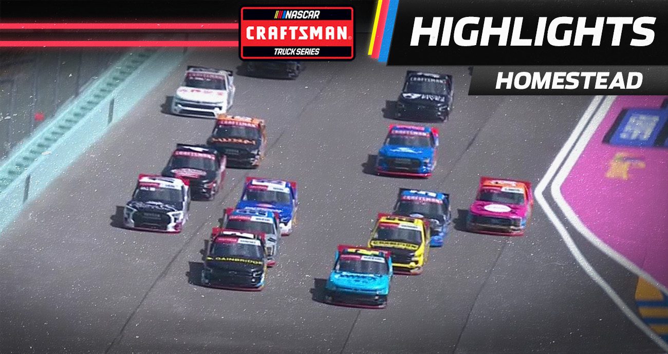 Green Flag is out at Homestead for the Truck Series | NASCAR