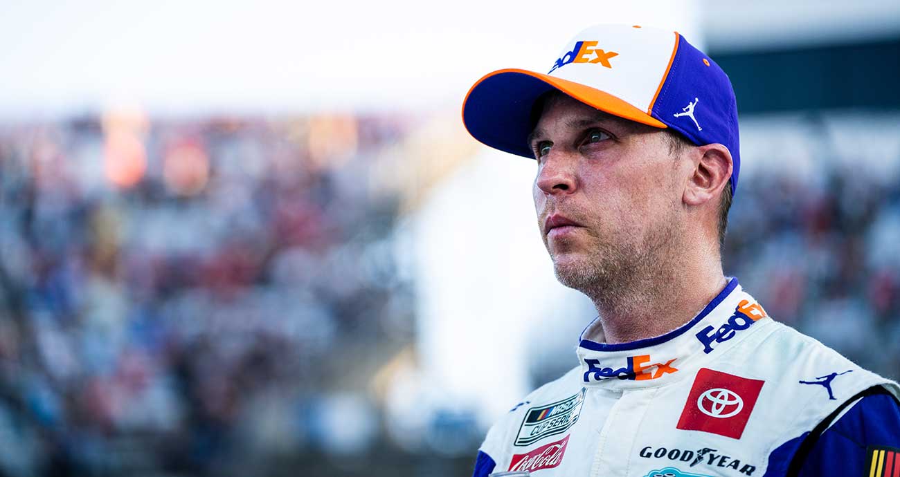 Denny Hamlin and title pursuit: 'I'm (expletive) cursed' | NASCAR