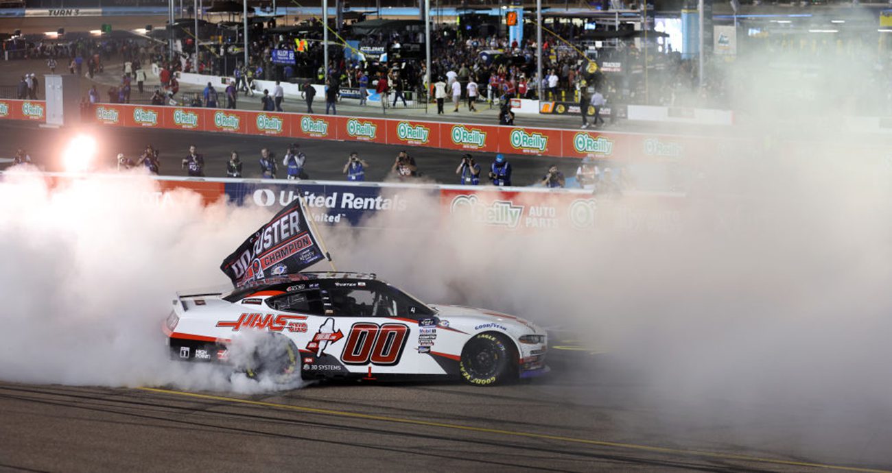 Custer outduels rivals in OT to win first Xfinity title - NASCAR