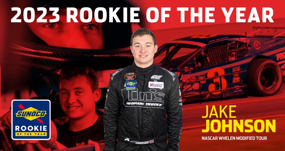 Jake Johnson wins 2023 NASCAR Whelen Modified Tour Sunoco Rookie of the ...