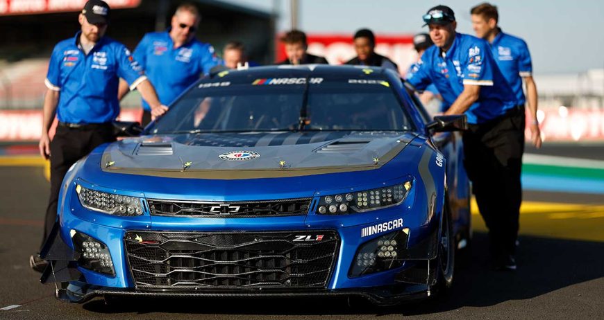 NASCAR officials accept aerodynamicist honors for Garage 56