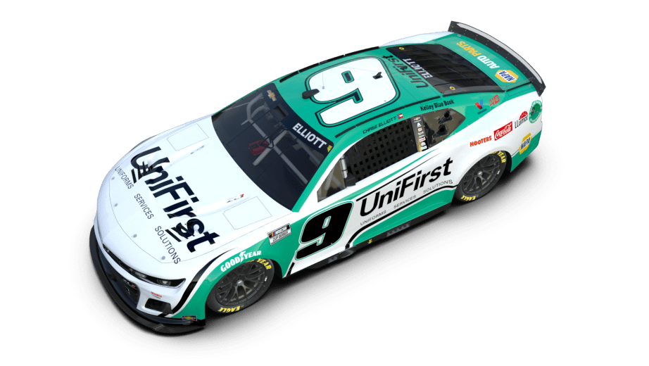 First Look: Chase Elliott's UniFirst 2024 paint scheme - NASCAR