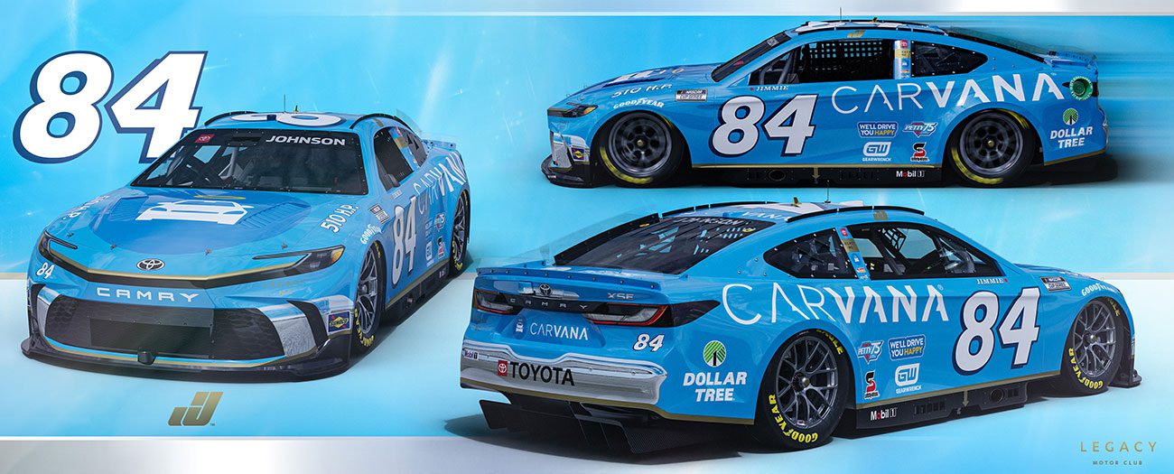 how to draw jimmie johnsons car