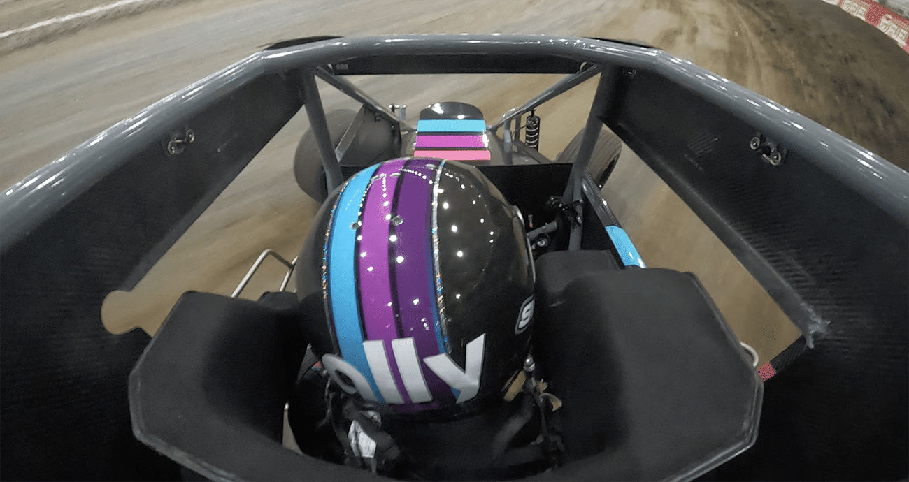Ride with Alex Bowman Racing driver Jake Swanson at the Chili Bowl ...