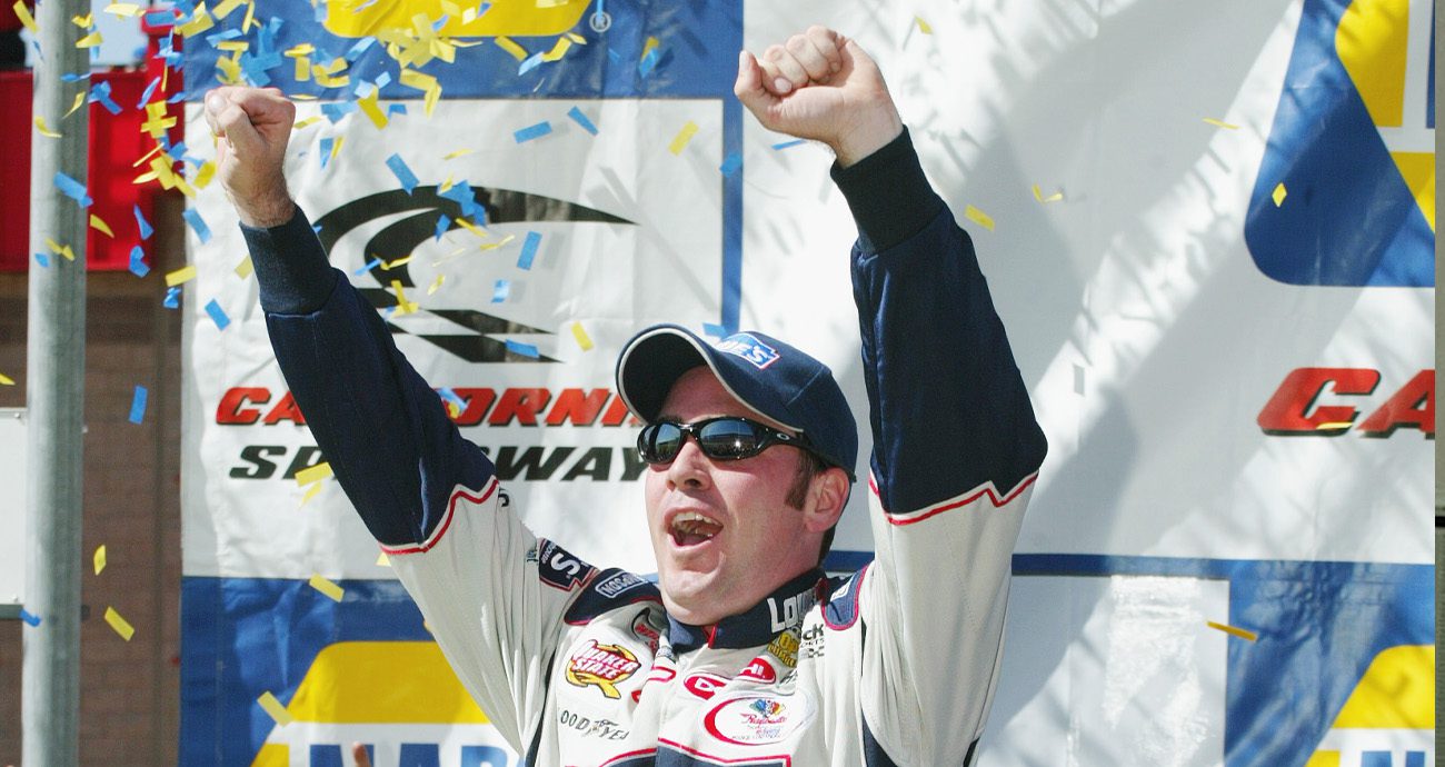 Looking back at Jimmie Johnson's first Cup Series victory - NASCAR