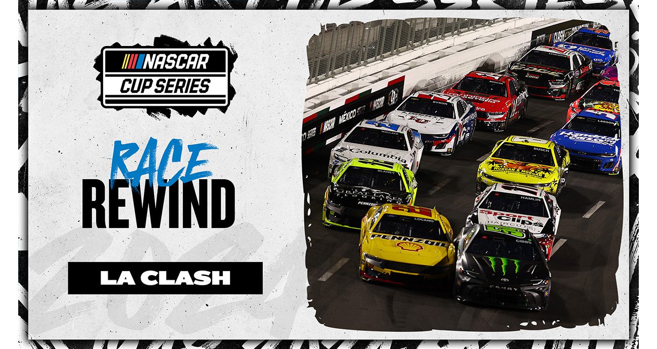 Late yellow sets up great finish at the Busch Light Clash | NASCAR
