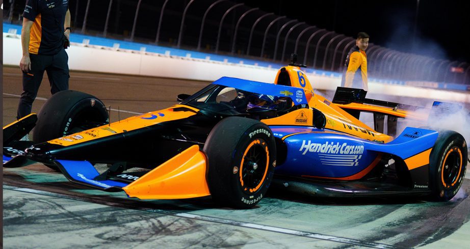 Scenes from Kyle Larson's IndyCar test at Phoenix | NASCAR