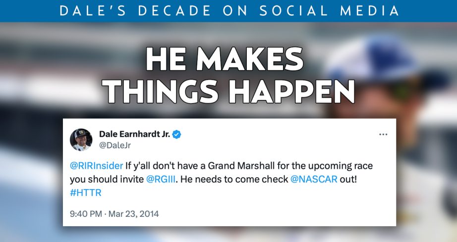 @nascarcasm: Dale Jr. facts learned from his Twitter | NASCAR