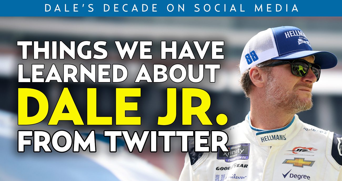 @nascarcasm: Dale Jr. facts learned from his Twitter | NASCAR