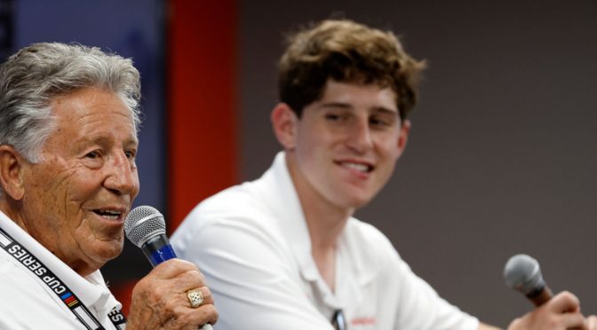Mario Andretti congratulates Sanchez after Daytona win - NASCAR