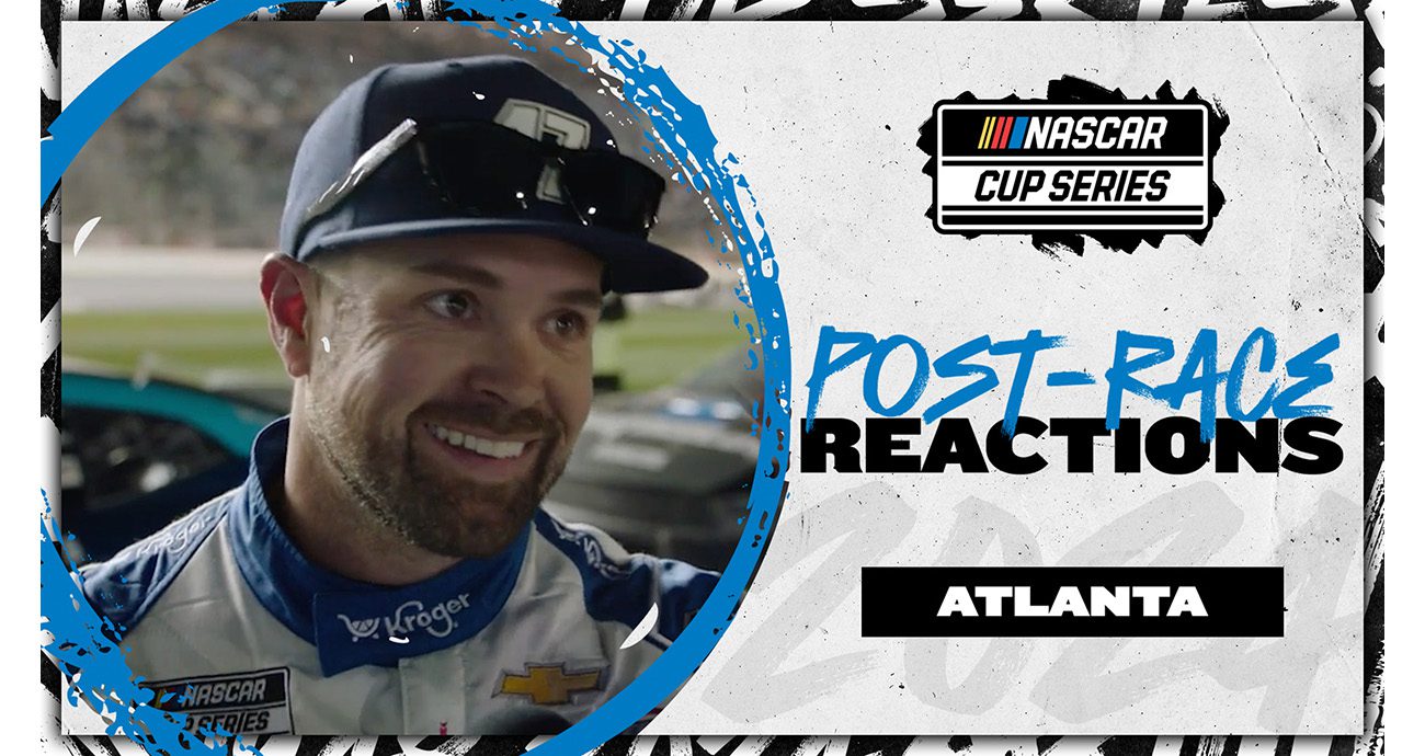 'It was wild!': Ricky Stenhouse Jr. reacts to Atlanta race | NASCAR