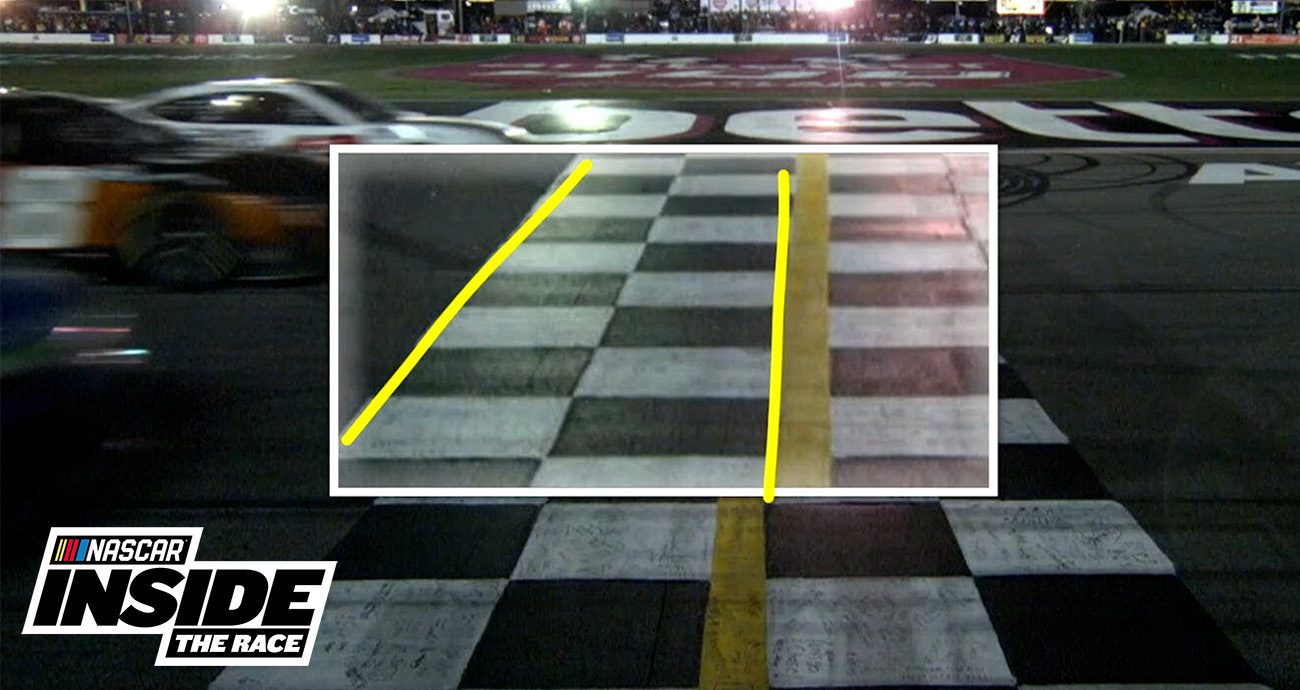 Where is the actual start/finish line? | NASCAR Inside the Race