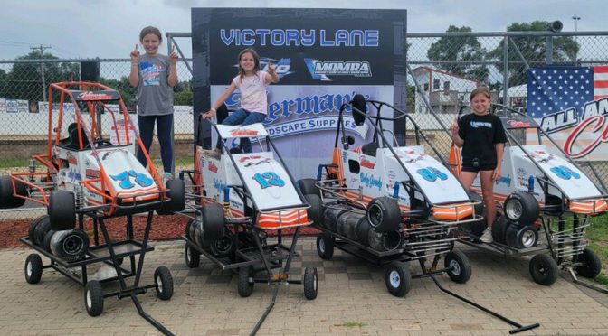 Jacob Goede's daughters learning from best while racing at Elko