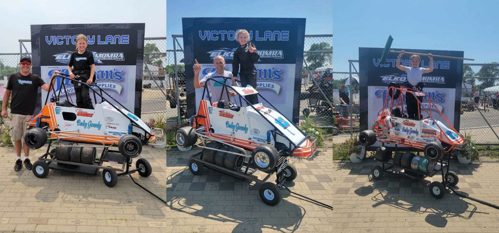 Jacob Goede's daughters learning from best while racing at Elko