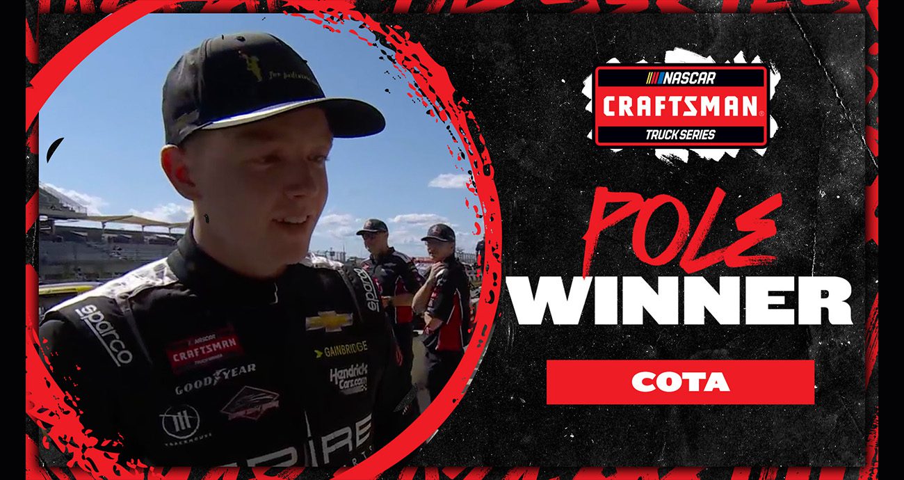 Connor Zilisch wins pole in debut Truck Series start - NASCAR