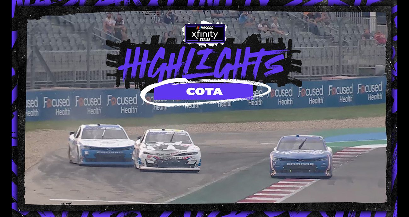 Larson passes SVG, Hill to steal Xfinity win at COTA - NASCAR