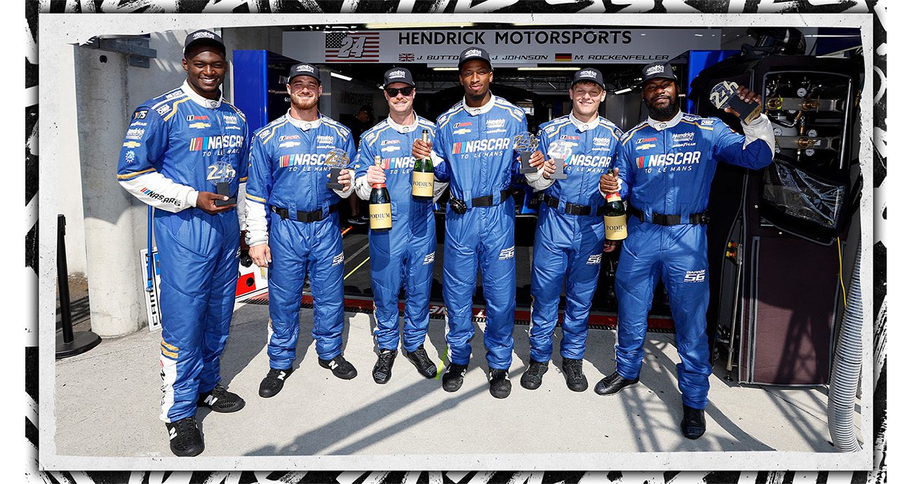 Garage 56 pit crew find success in the Truck Series with Rajah Caruth
