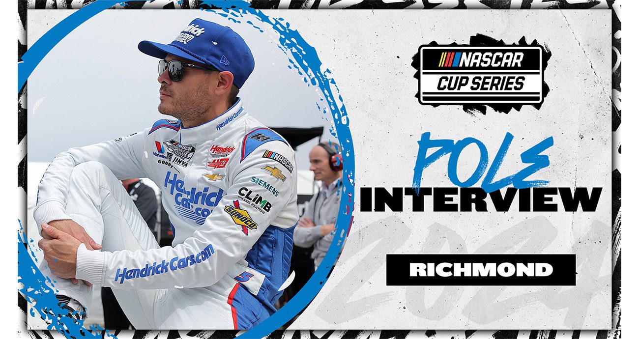 Kyle Larson takes pole for the Cup race at Richmond | NASCAR