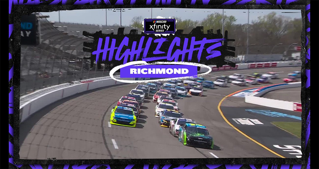 Green flag is out to start the Xfinity race at Richmond - NASCAR