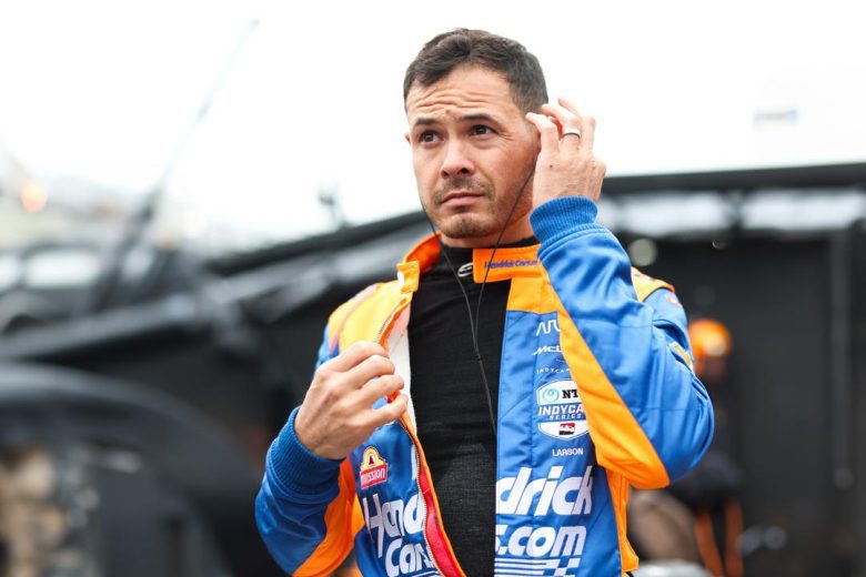 Kyle Larson at Indianapolis 500 open test | NASCAR