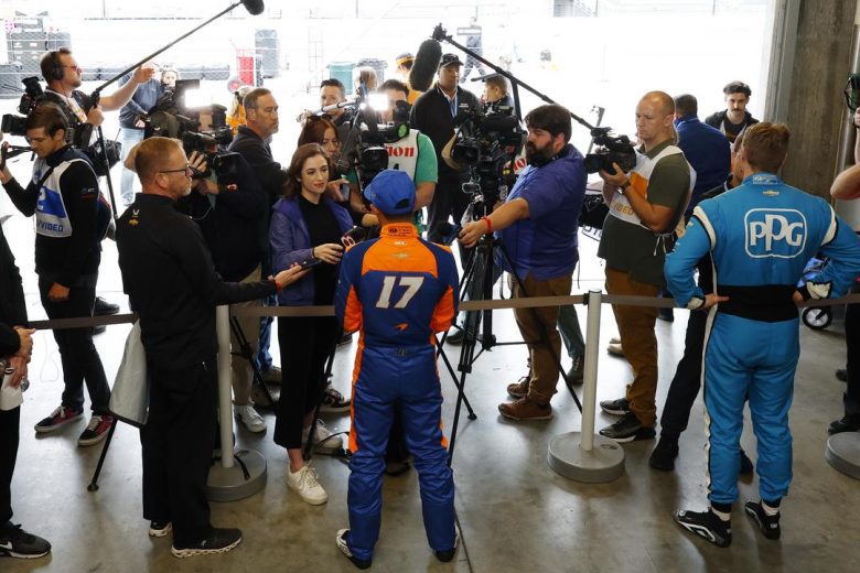 Kyle Larson at Indianapolis 500 open test | NASCAR