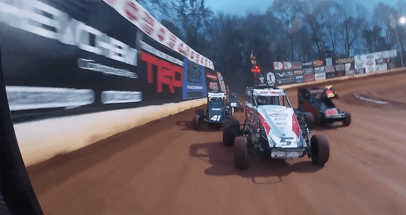 Ride with Chase Briscoe during a heat race at Millbridge Speedway ...