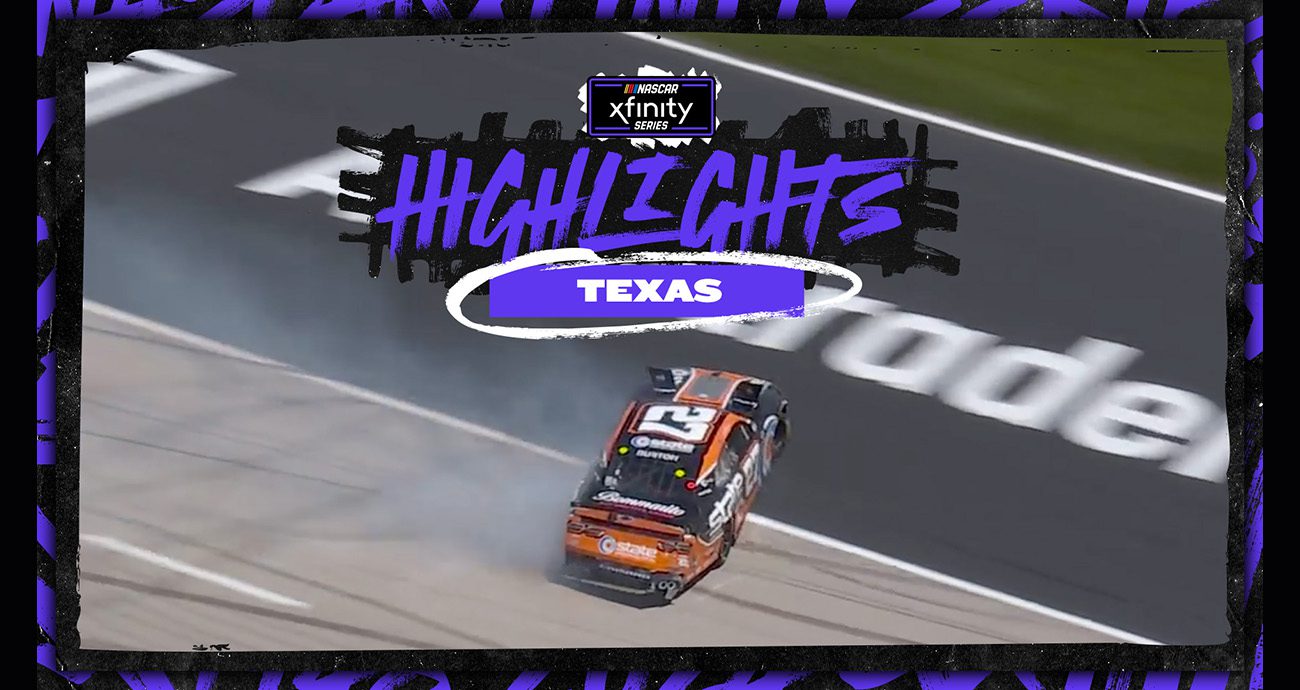 Jeb Burton goes for a spin off of Turn 4 | NASCAR