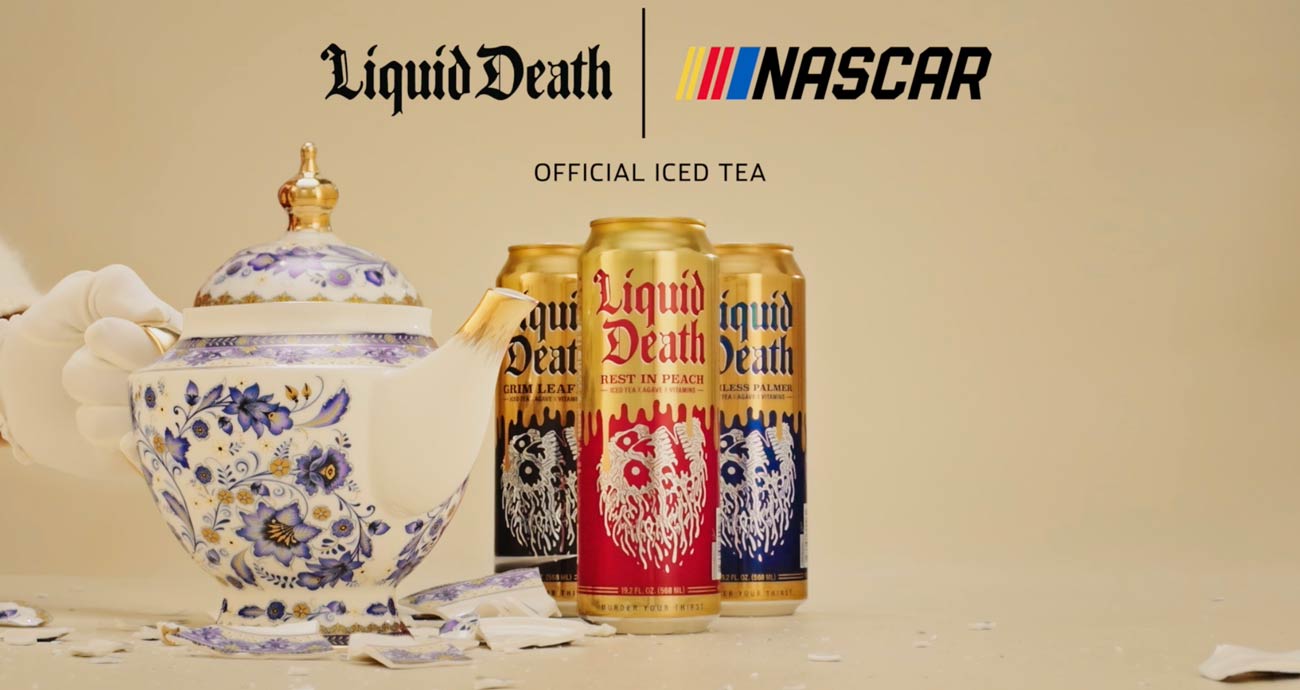 Liquid Death, NASCAR announce official partnership | NASCAR
