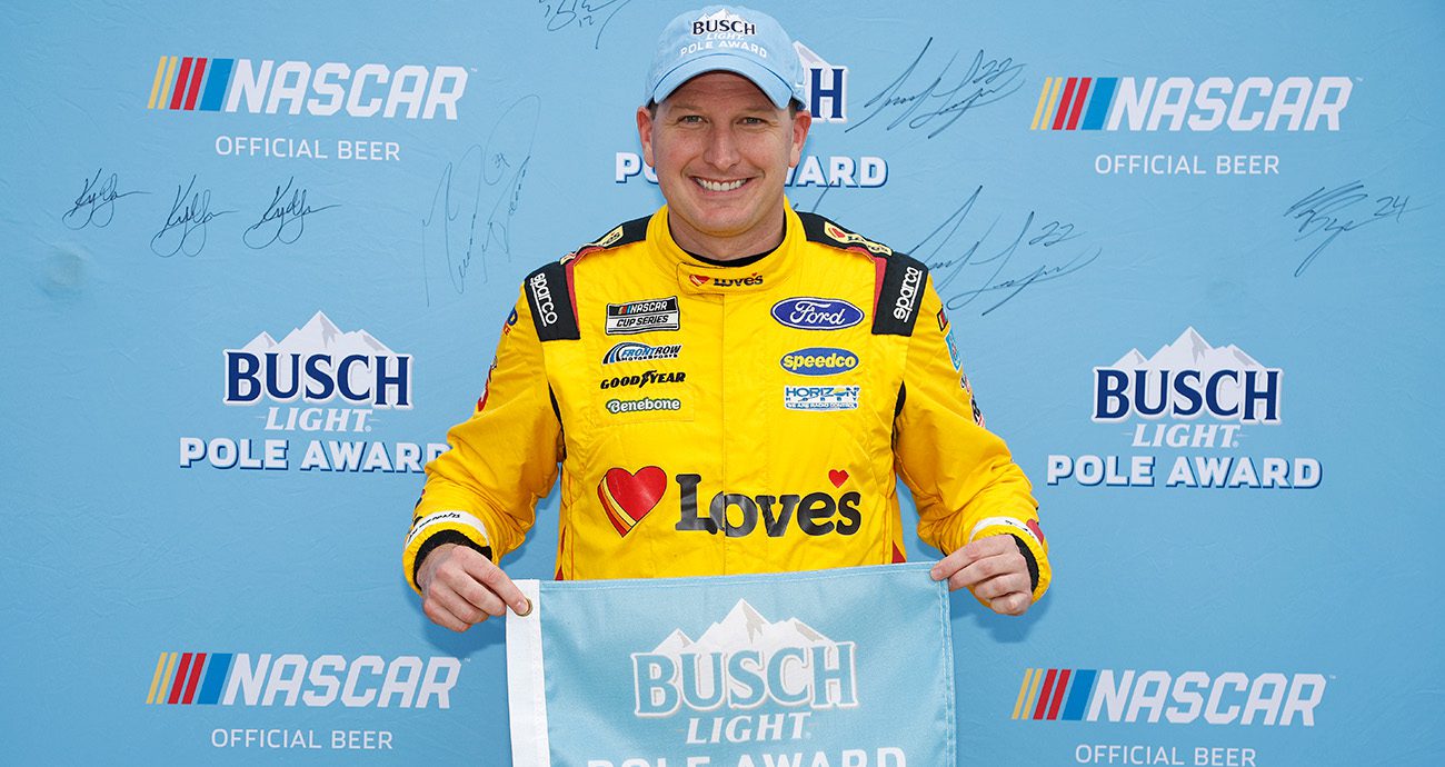 Michael McDowell soars to pole at Talladega | NASCAR