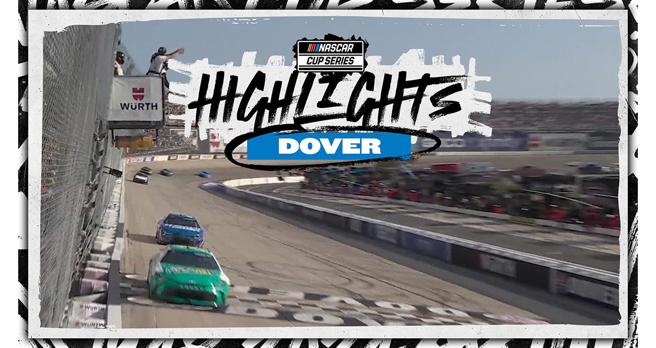 Denny Hamlin holds off Kyle Larson for Dover win - NASCAR