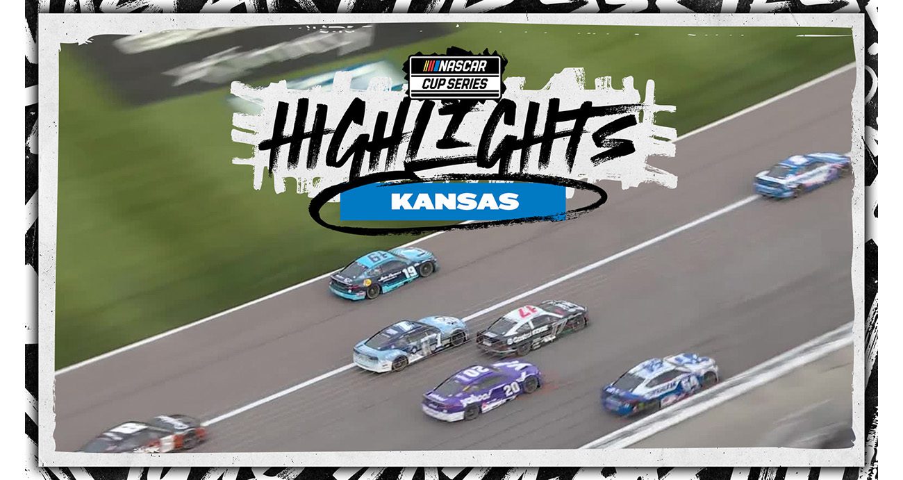 Five-wide battle for the lead sparks Stage 2 at Kansas | NASCAR