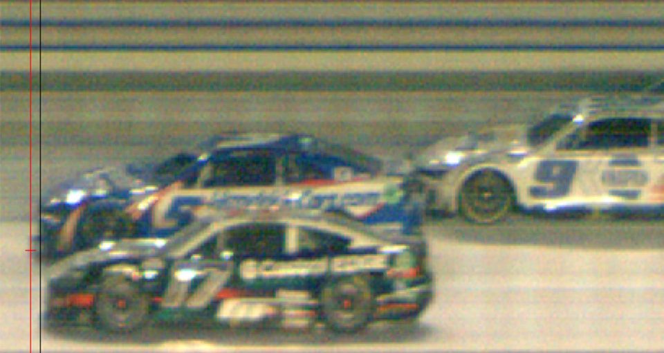 Kyle Larson beats Chris Buescher by .001 seconds | NASCAR