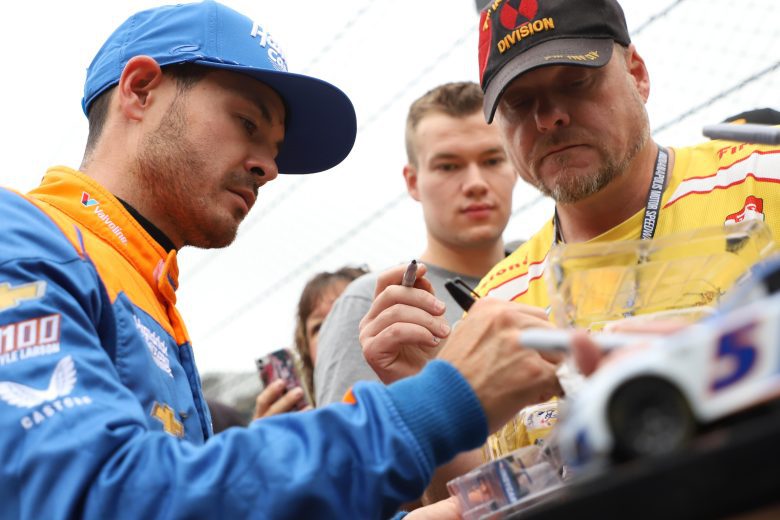 Scenes of Kyle Larson at Indianapolis 500 practice - Official Site Of ...