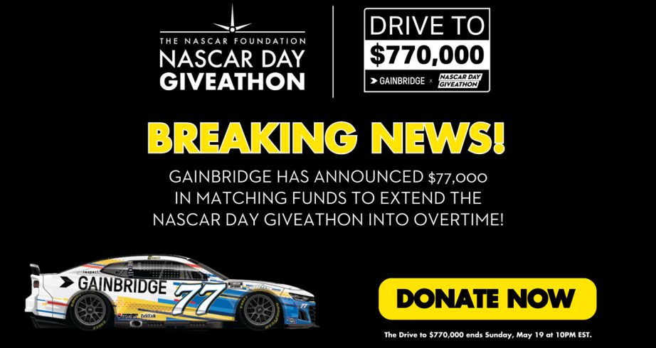 NASCAR Foundation, Gainbridge extend Giveathon - NASCAR