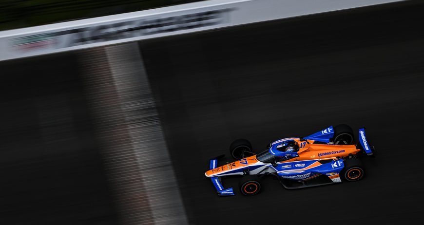 Larson shows blistering speed on Fast Friday at Indy | NASCAR