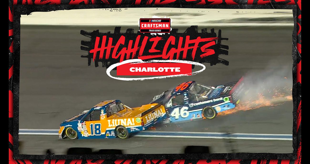 Tyler Ankrum, Thad Moffitt collide early in final stage - NASCAR