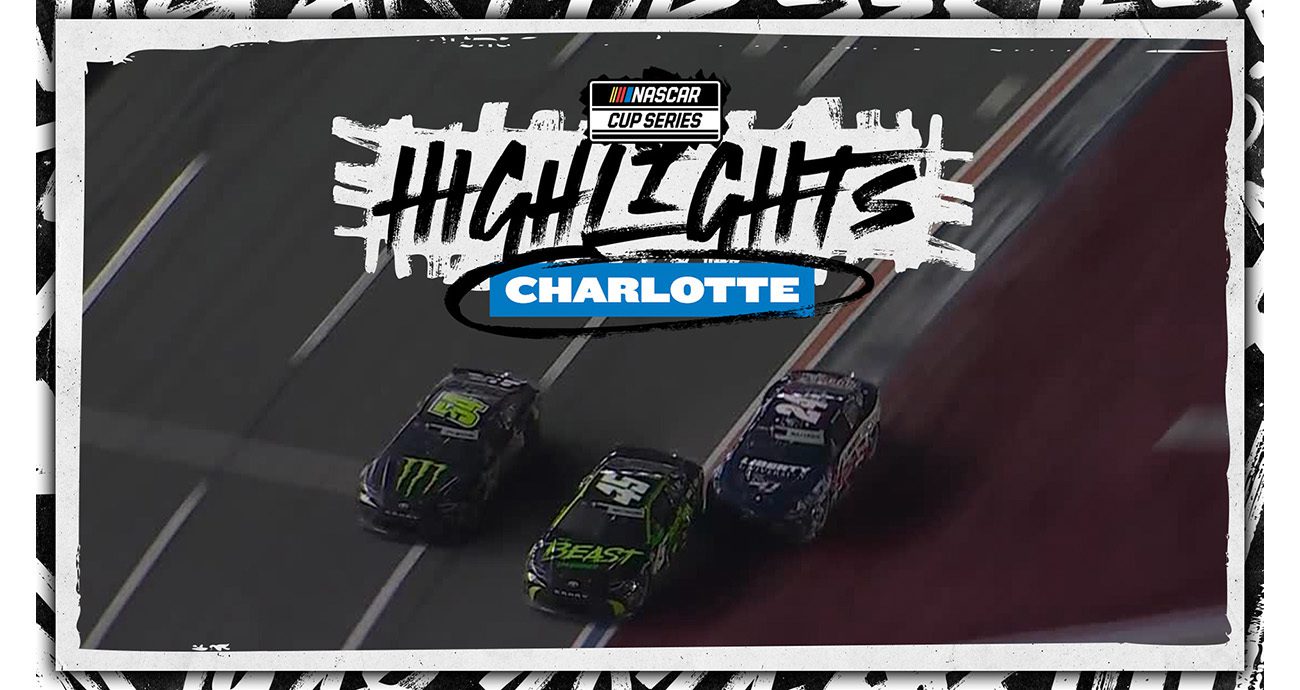 William Byron makes three-wide pass in the 'grass' - NASCAR