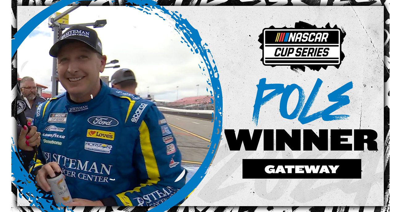 Michael McDowell claims Gateway pole, third of 2024 | NASCAR