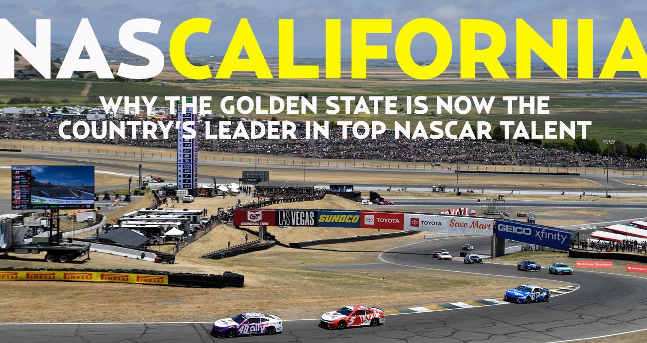 @nascarcasm: Is California the hotbed of NASCAR talent?