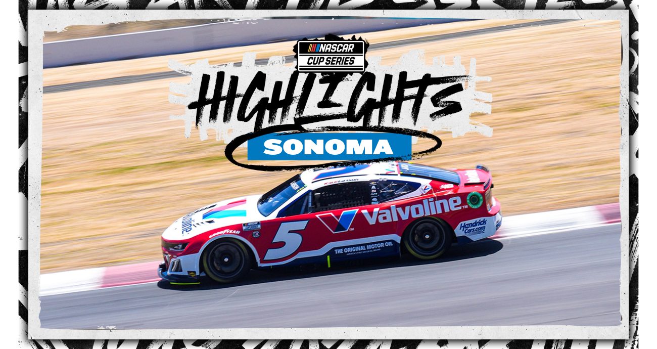 Contrasting lap times at Sonoma compared to 2023 | NASCAR