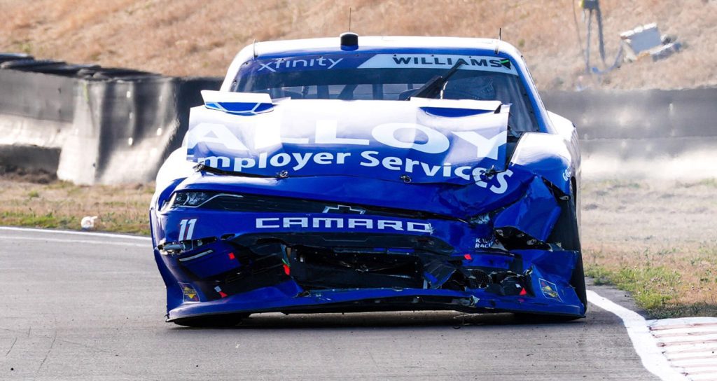 Gibbs, others collected in multicar wreck at Sonoma | NASCAR