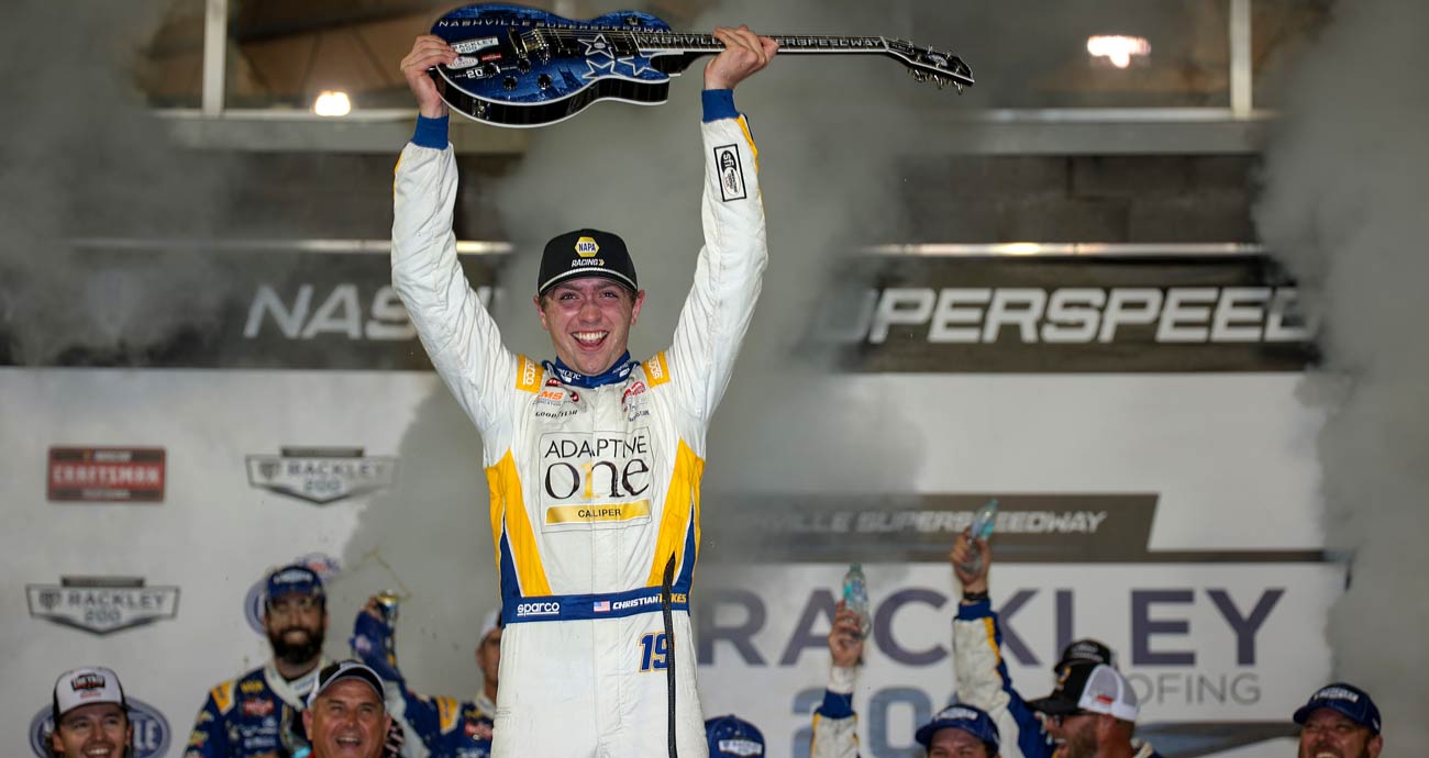 Christian Eckes dominates, wins 'The Trip' at Nashville | NASCAR