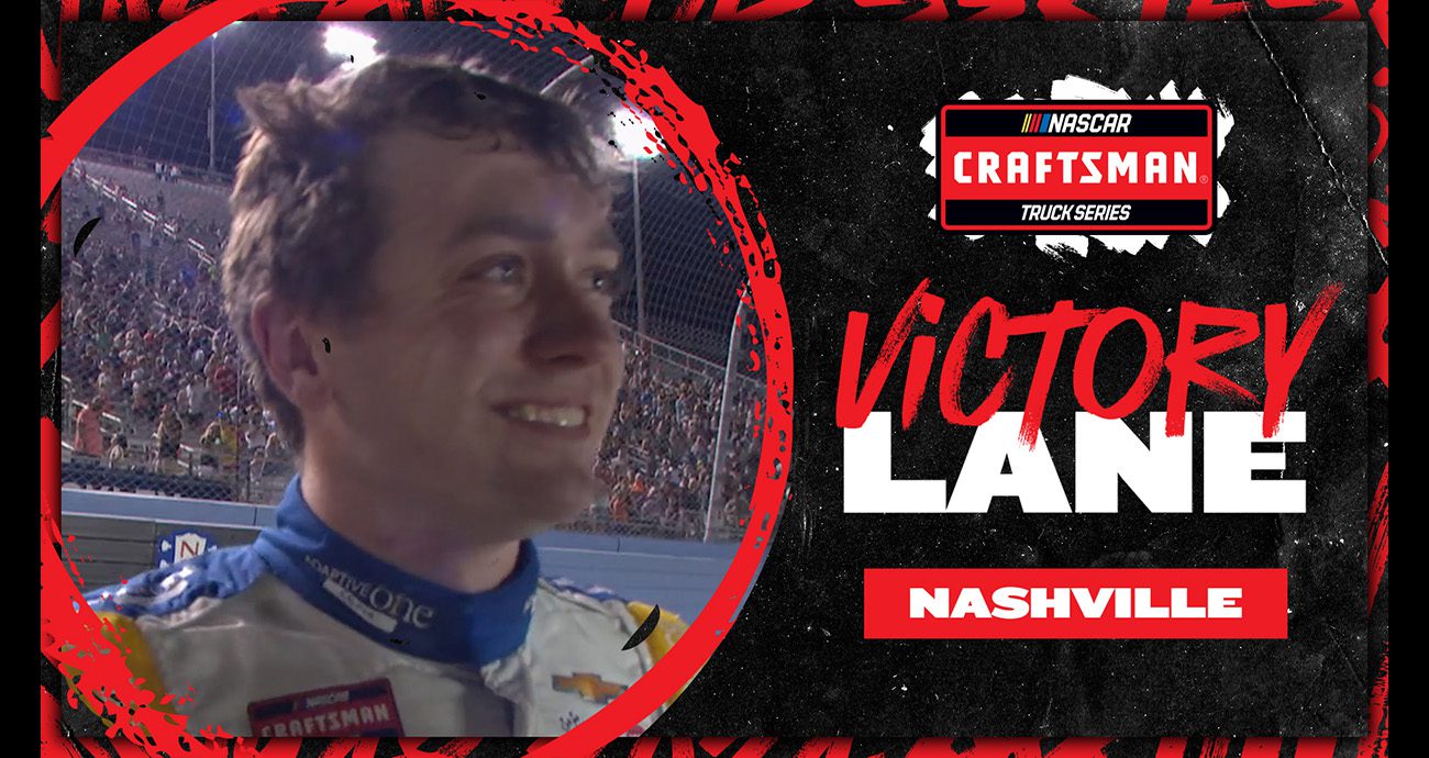 Eckes: 'We were really motivated' to get Nashville win - NASCAR